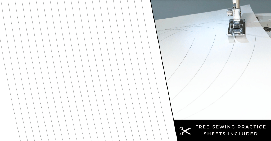 Exercise Sewing By Using Sewing Practice Sheets - anicka.design