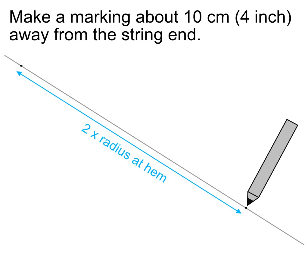DIY: How To Draw A Circle Skirt Pattern? - anicka.design