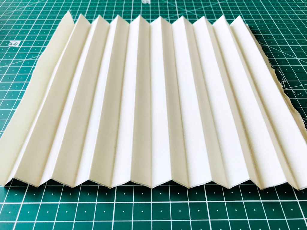 How To Pleat Fabric? Part 1 - Permanent Accordion Pleats - anicka.design