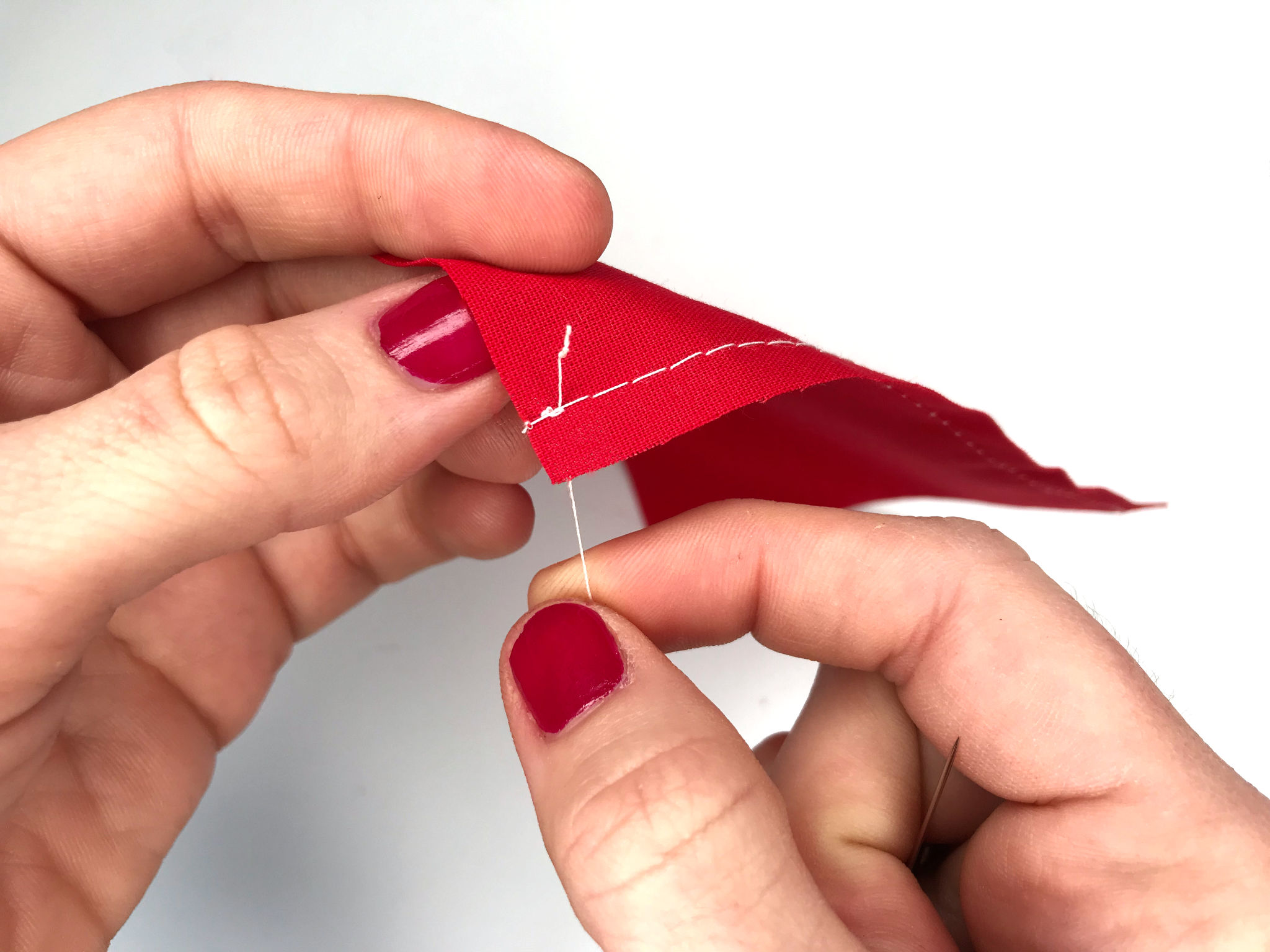 What Is A Hand Overcast Stitch And How To Sew It? - anicka.design