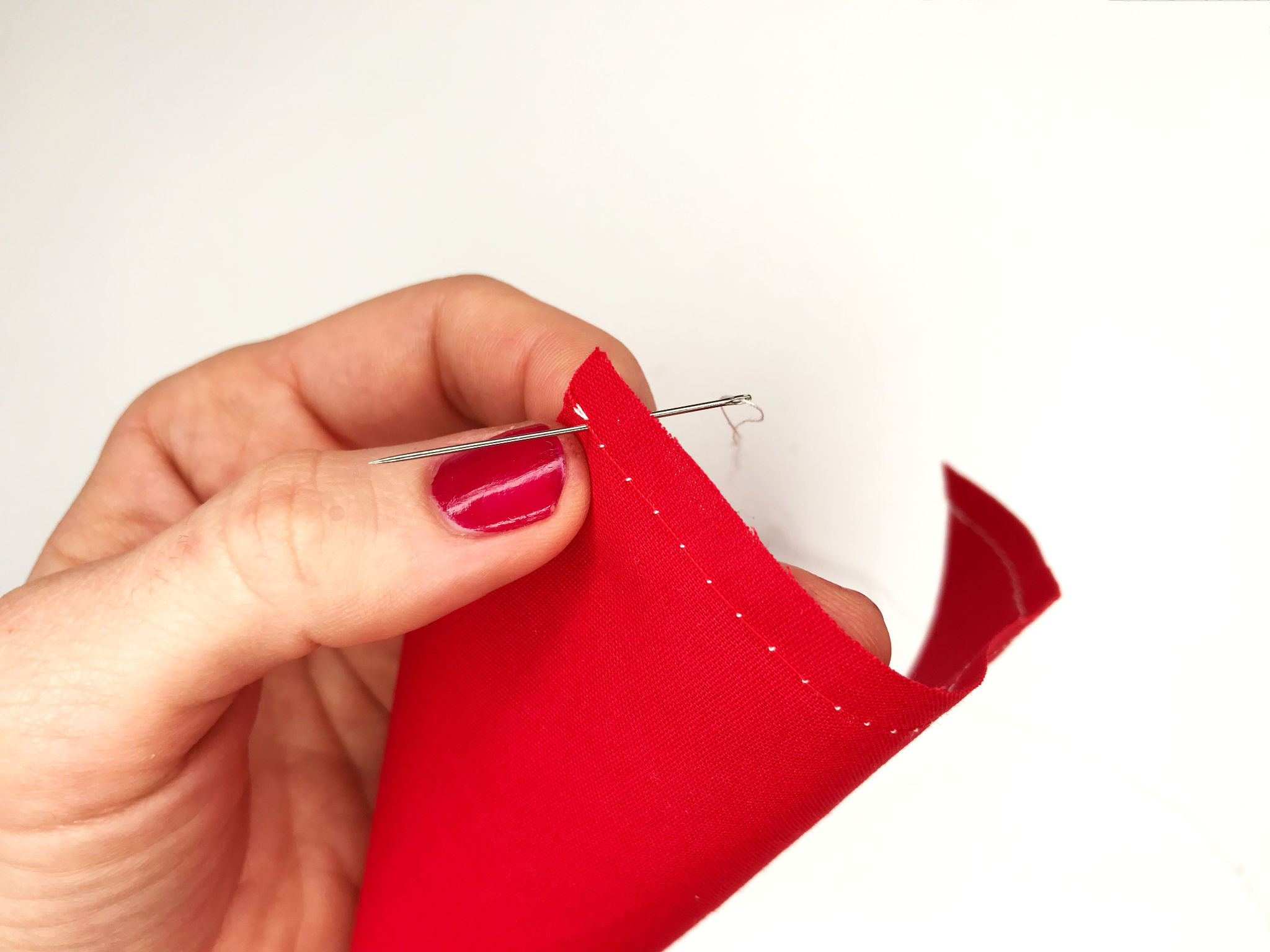 What Is A Hand Overcast Stitch And How To Sew It? - anicka.design