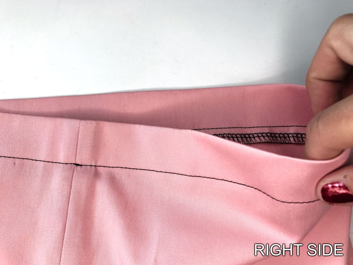 How To Sew A Casing For An Elastic Waistband - 4 Methods - anicka.design