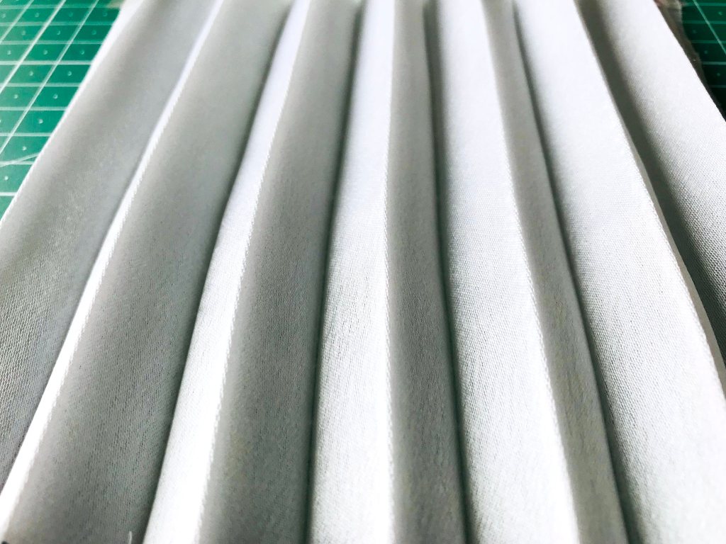 How To Pleat Fabric? Part 3 - Pleated Fabric Samples - anicka.design