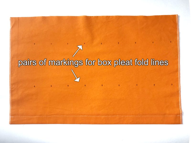 What Are Box Pleats And How To Sew Them - Part 1 - anicka.design