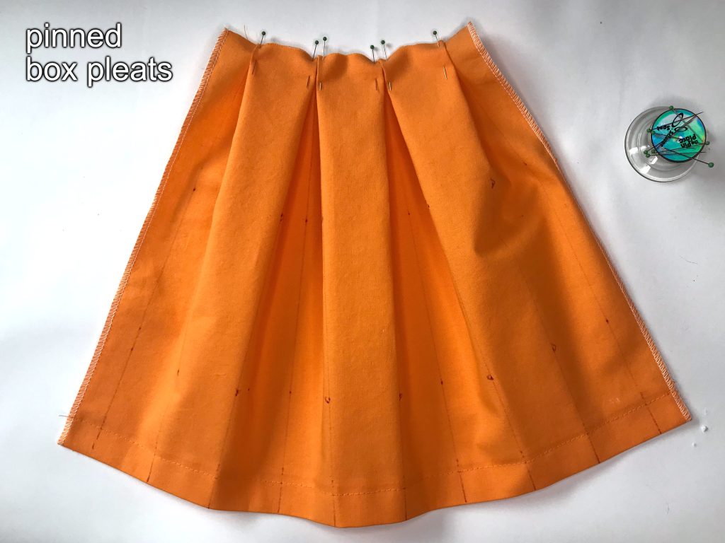 What Are Box Pleats And How To Sew Them - Part 1 - anicka.design