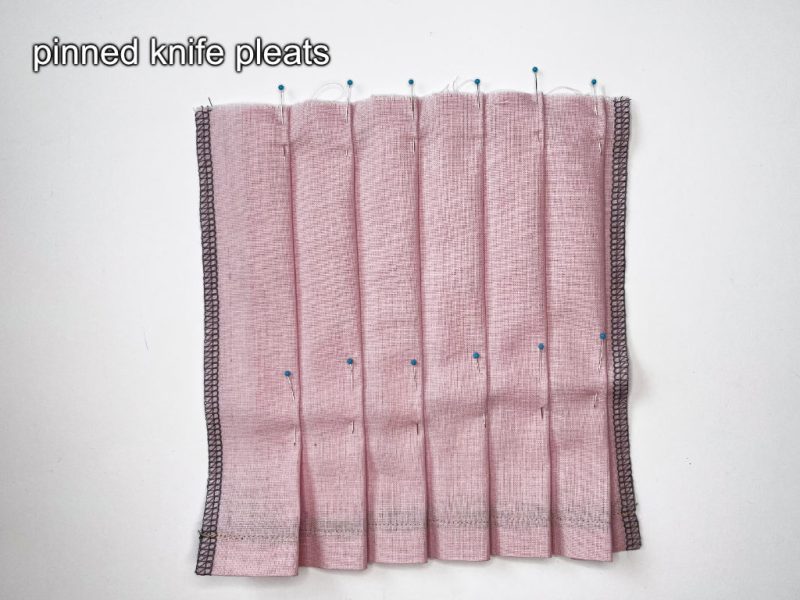 What Are Knife Pleats And How To Sew Them - anicka.design
