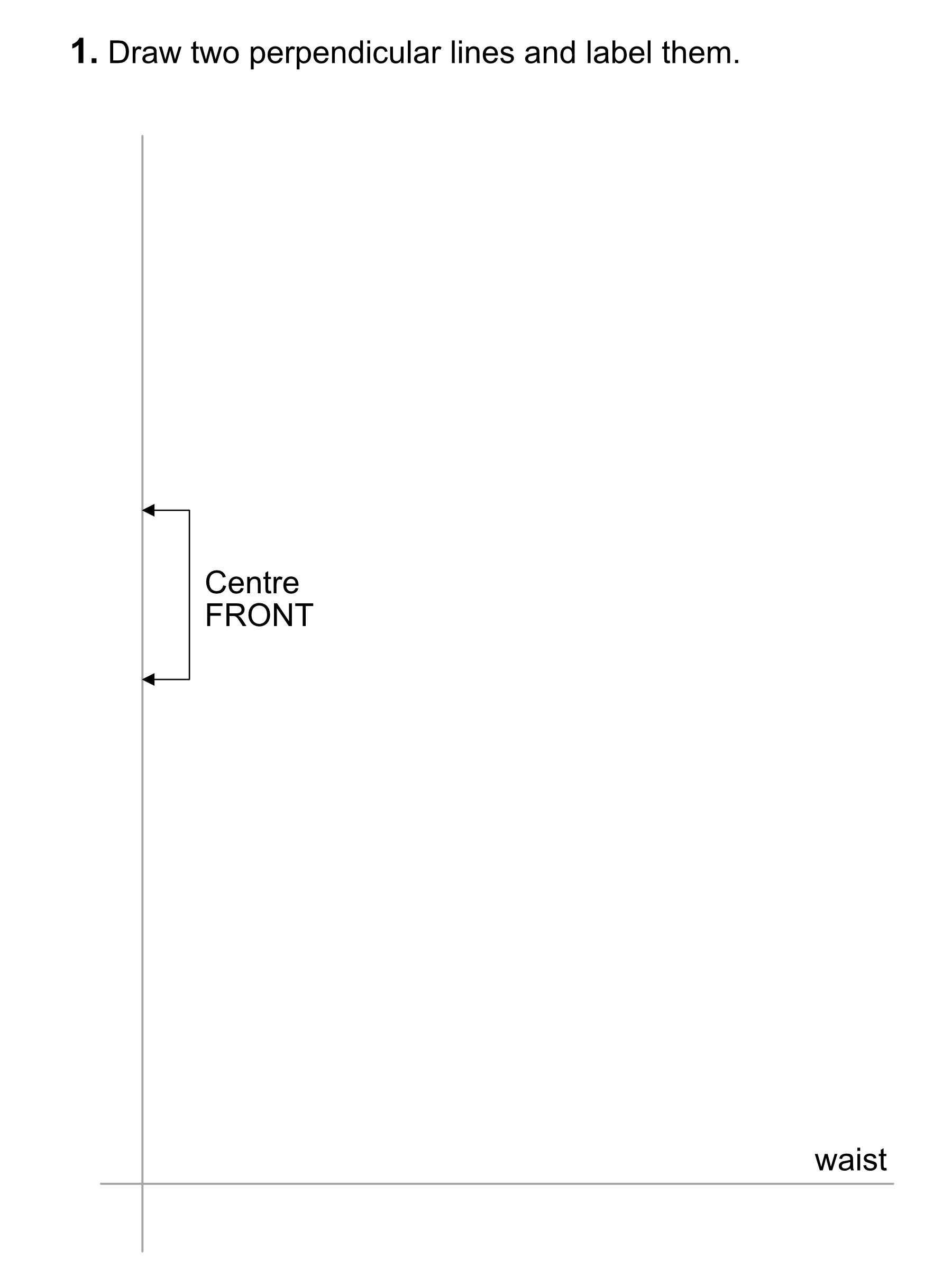 How To Draft A Basic Bodice Block Pattern - anicka.design