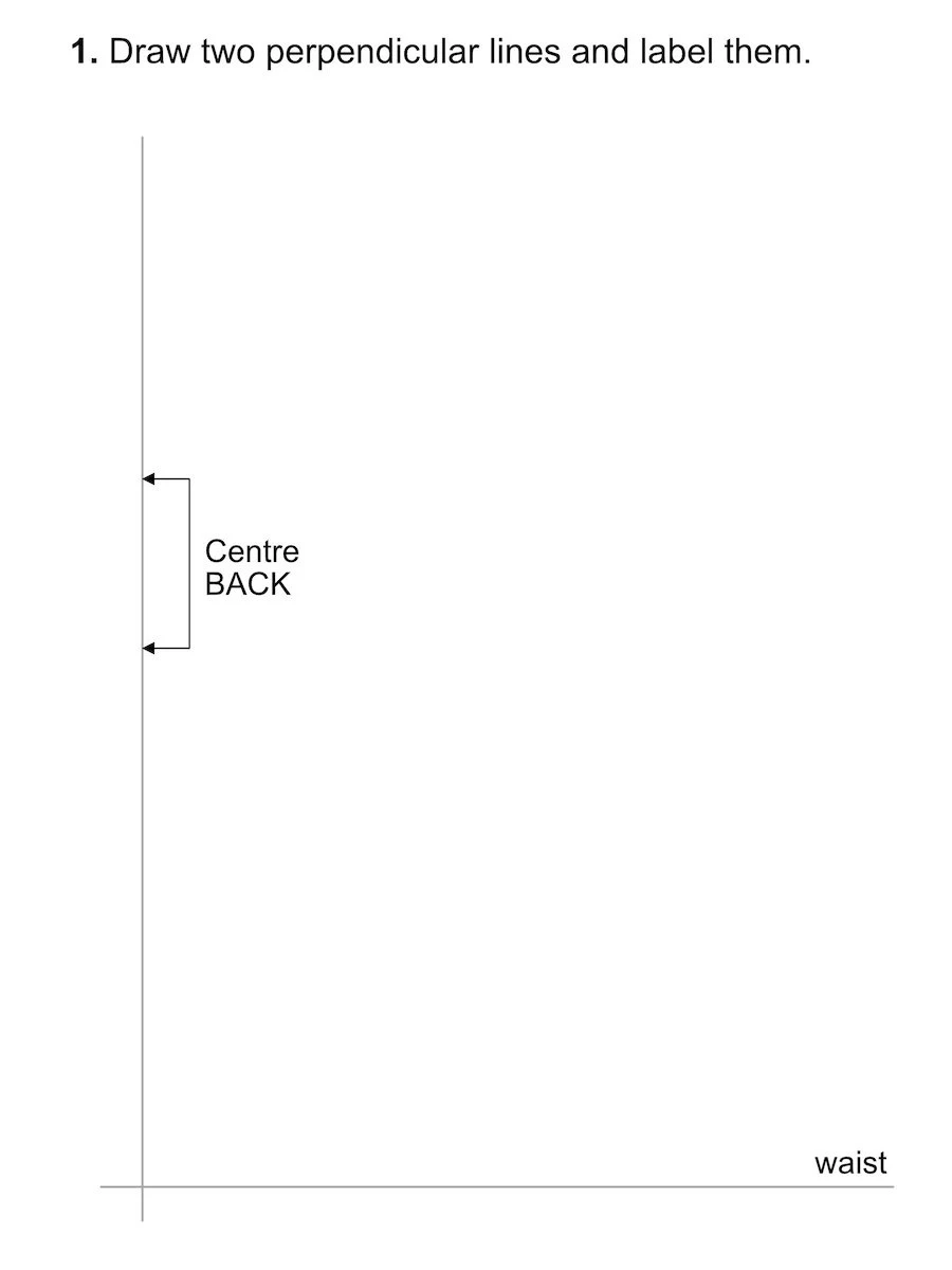 How To Draft A Basic Bodice Block Pattern? - anicka.design