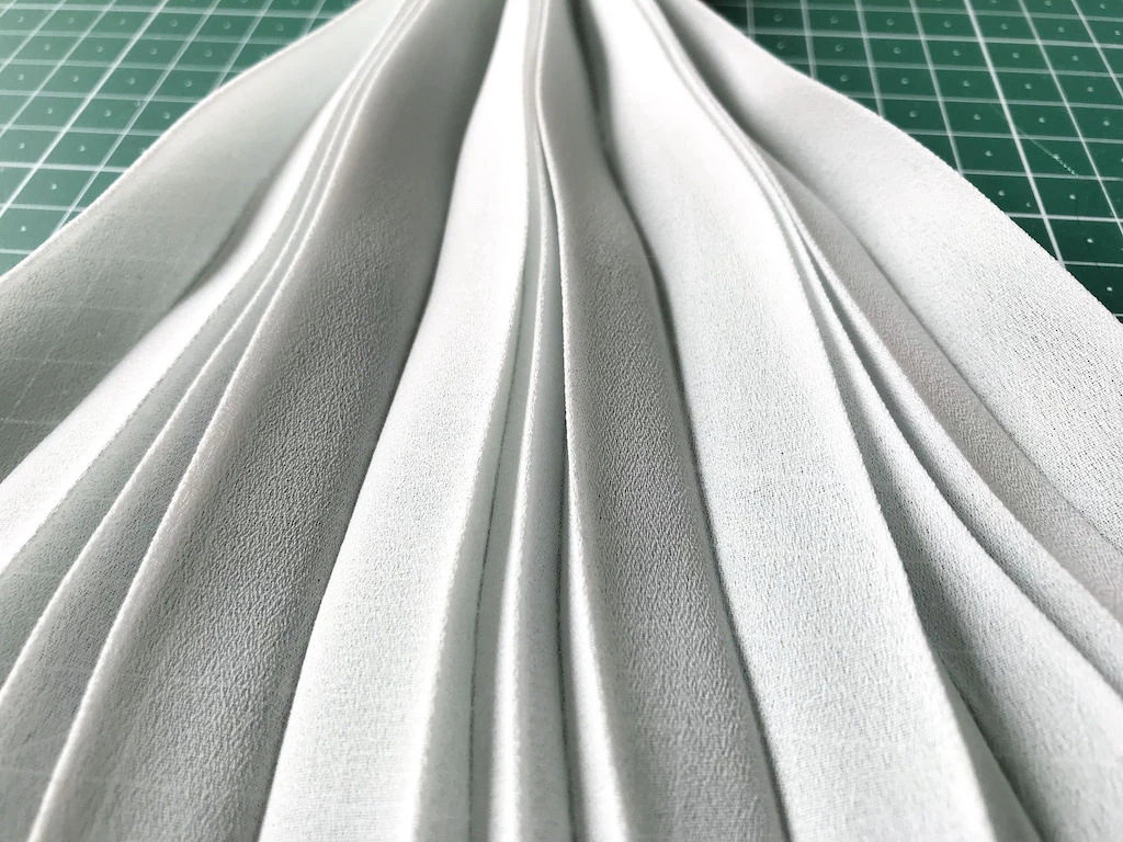 How To Pleat Fabric? Part 1 - Permanent Accordion Pleats - anicka.design